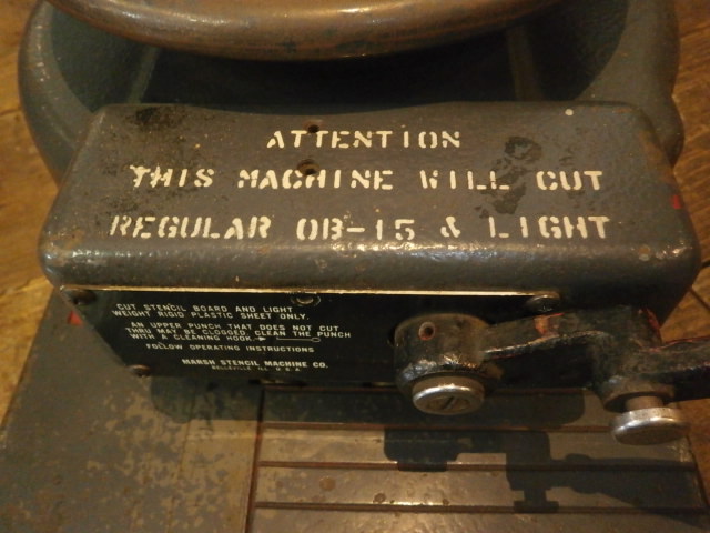 GADGET-GOODS and MORE - OLD MARSH STENCIL MACHINE 1/2